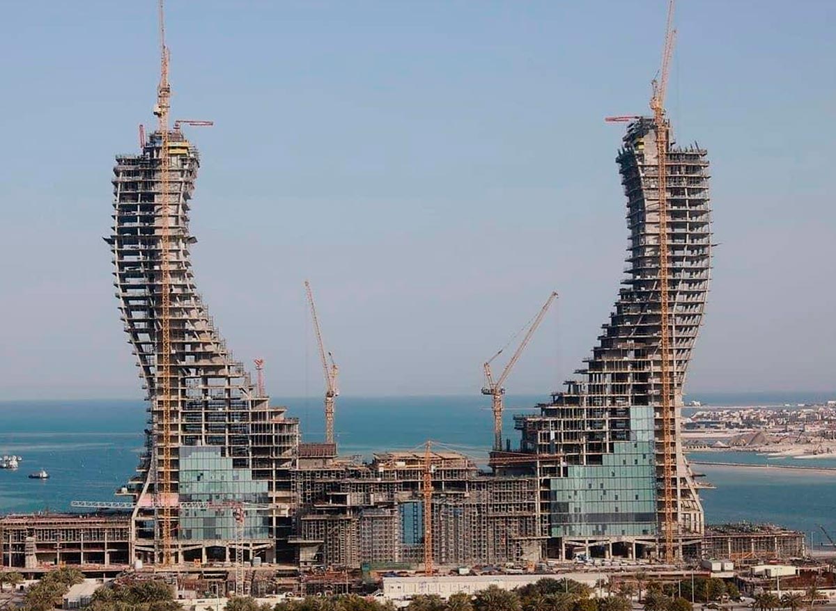 Katara Towers, Lusail Marina District, Qatar – ARCHIGUS / Architecture ...